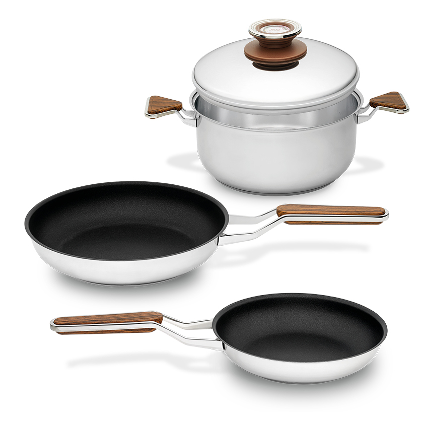 Zepter ZEST SET – 1 nádoba a 2 panvice s povrchom C3+ PEEK
